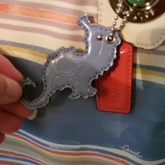 Coach | Bags | Coach Nautical Beach Multi Striped Purse | Poshmark